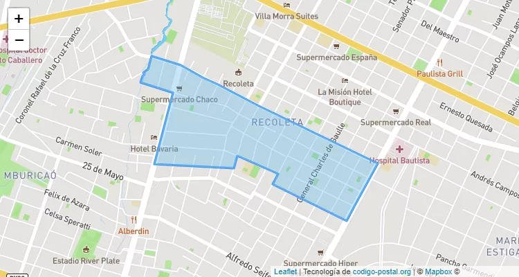 Código Postal 001413 - Paraguay