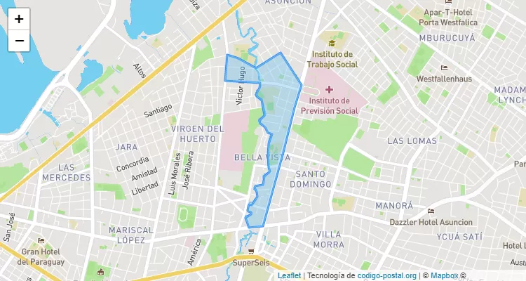 Código Postal 001534 - Paraguay