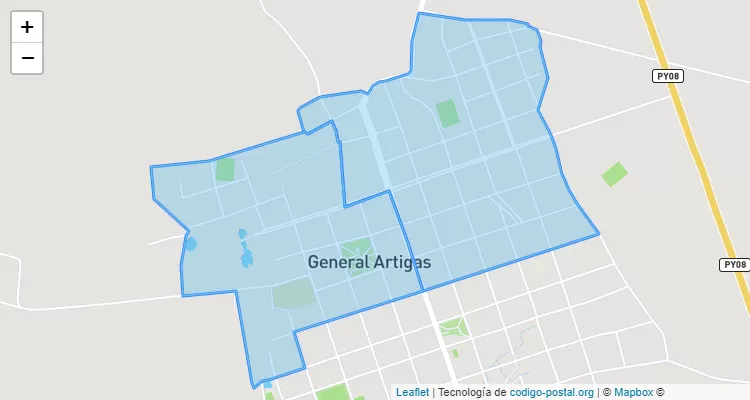 Código Postal 071201 - Paraguay