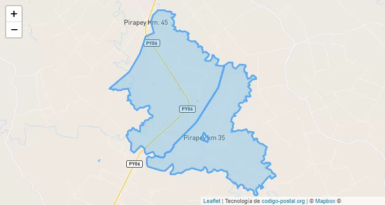 Código Postal 072309 - Paraguay