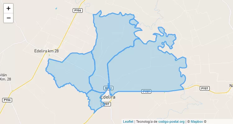 Código Postal 072312 - Paraguay