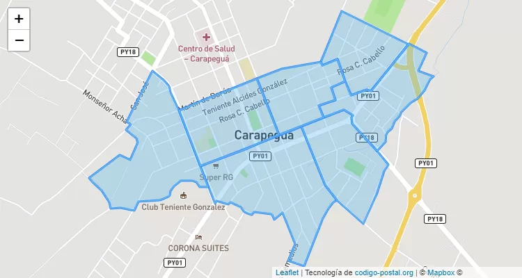 Código Postal 090502 - Paraguay