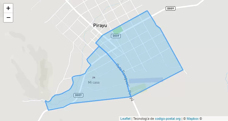 Barrio 1, Pirayú - Paraguarí ZIP Code