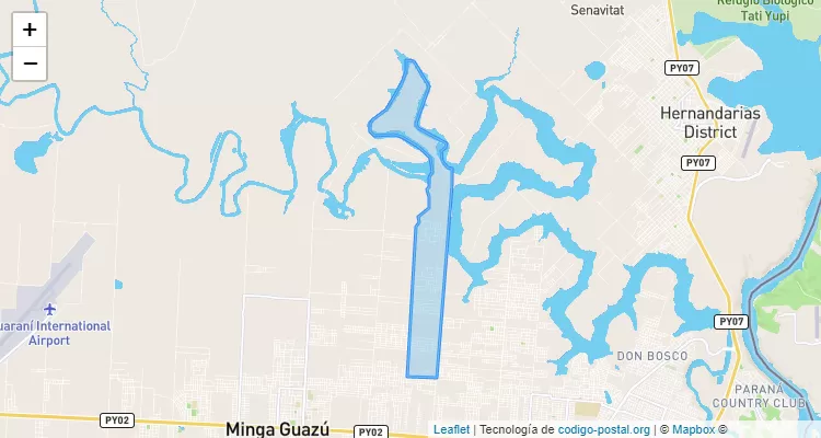 Código Postal 100101 - Paraguay