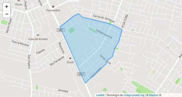 Código Postal 110240 - Paraguay