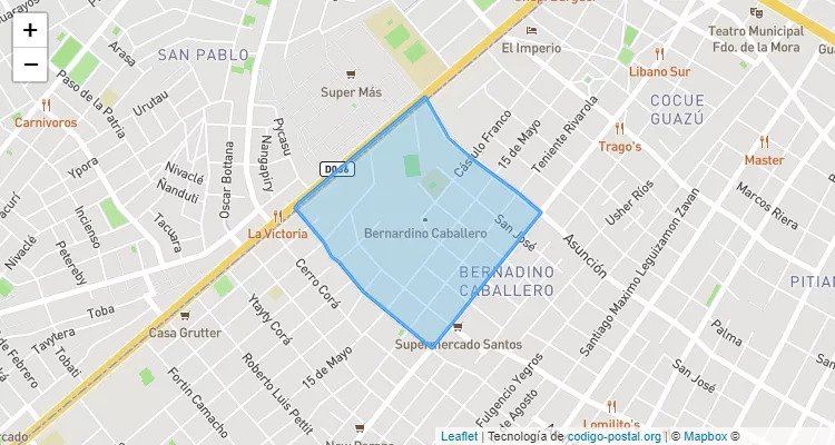 Código Postal 110326 - Paraguay