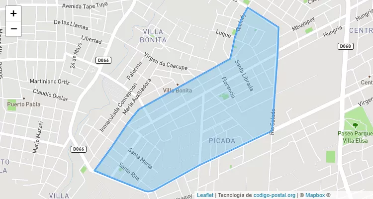 Código Postal 111512 - Paraguay