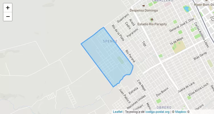 Código Postal 130108 - Paraguay