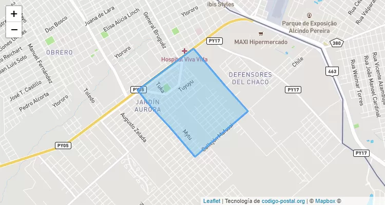 130125 ZIP Code - Paraguay