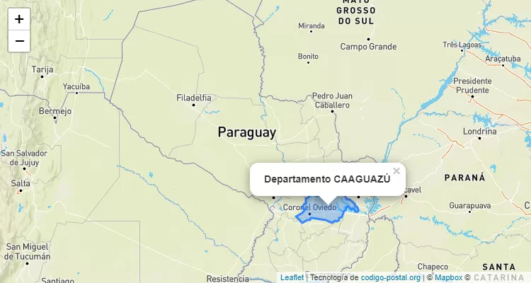 Caaguazú ZIP Code - Paraguay